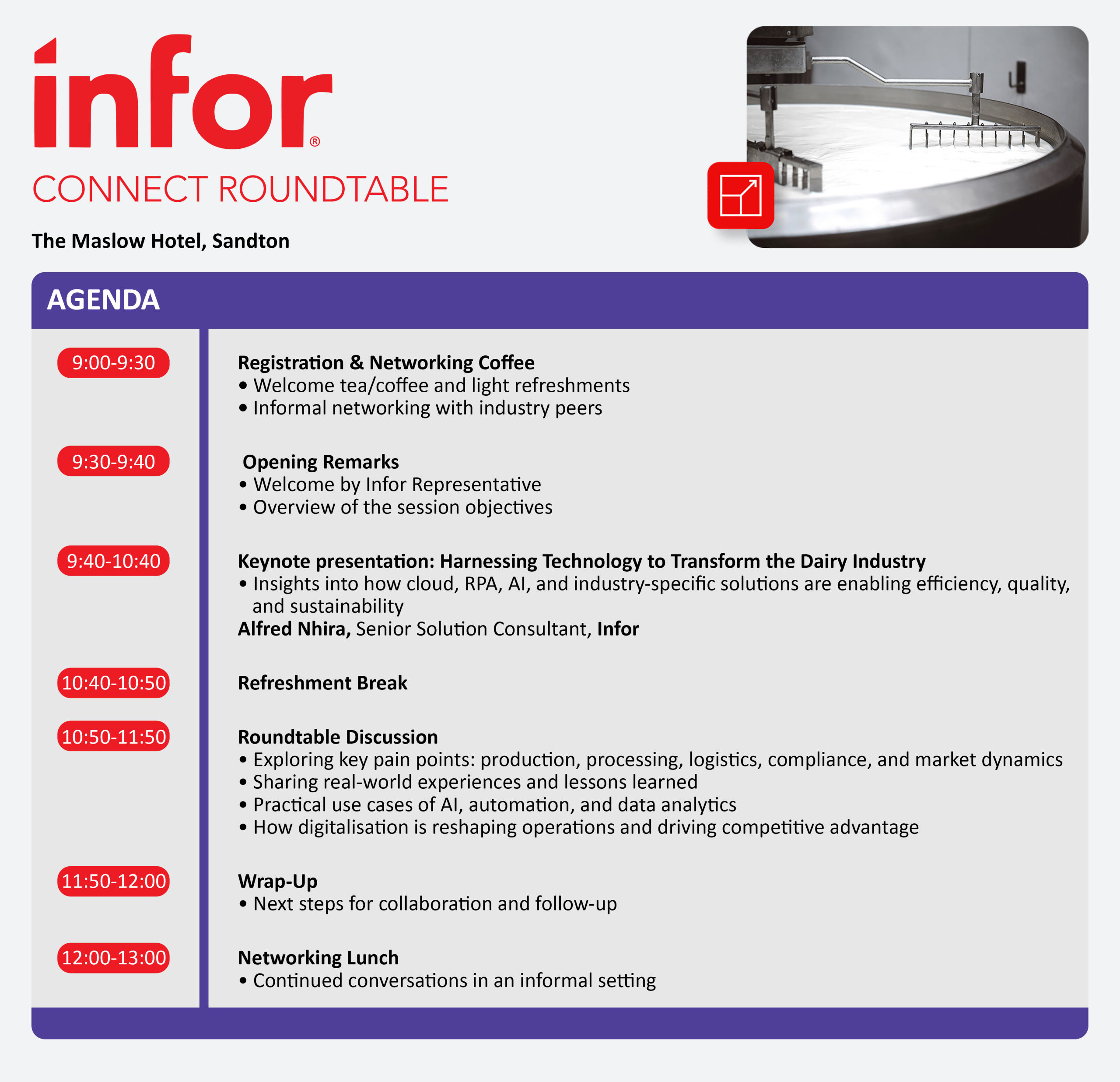 Infor Roundtable – Seraph Network